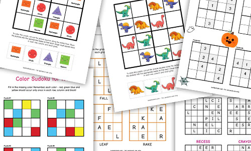 Printable Sudoku Puzzles